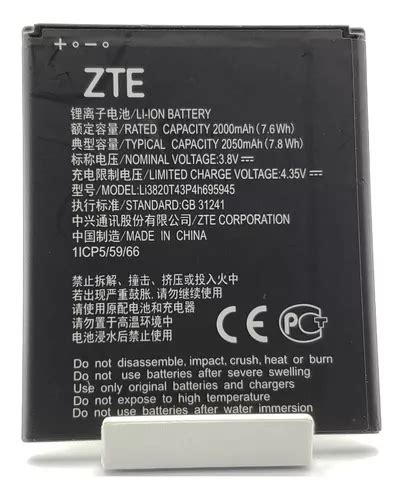 Bateria Pila Zte Blade L9 Li3820t43p4h695945 Original Meses Sin Interés