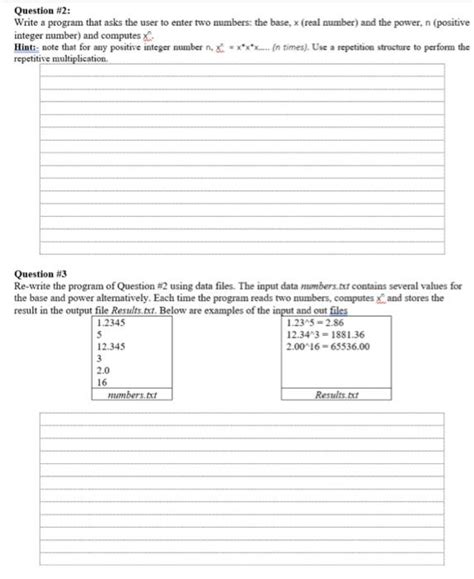 Solved Question 2 Write A Program That Asks The User To
