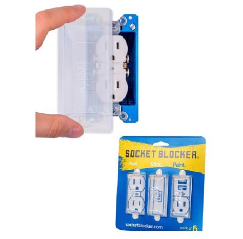 Socket Blocker 1001619 High Strength Mask And Peel Clear — Life And Home
