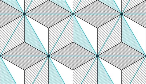 Premium Vector Geometric 3d Lines Abstract Seamless Pattern Vector Background Technology