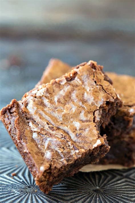 Better Than Box Mix Brownie Recipe I Heart Eating