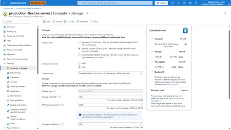 ストレージ パフォーマンスをスケーリングする Azure Database For Postgresql Flexible Server