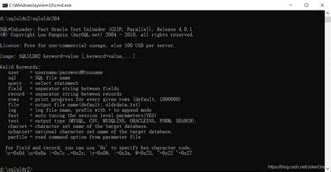 Sqluldr Windows Windows Sqlldr Csdn