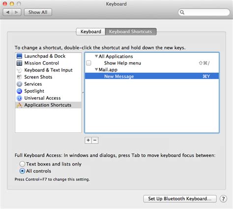 macos remap specific key combination in one application only mac os