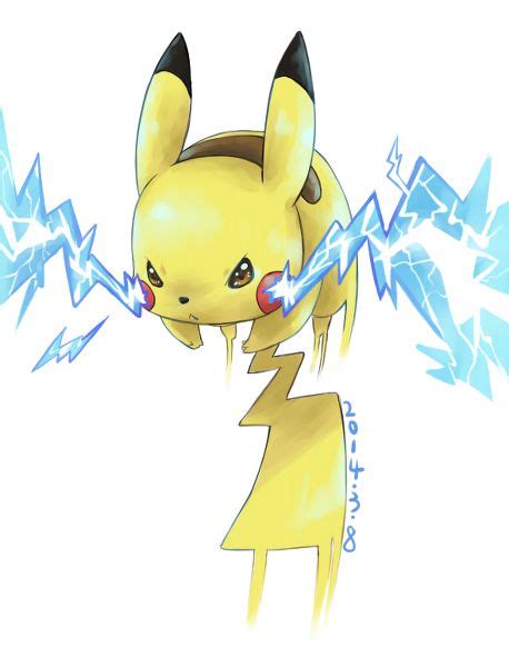 Pikachu Lightning Drawing