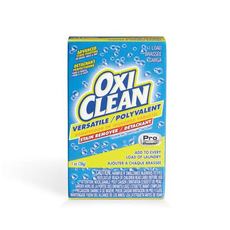 Oxi Clean Versatile Stain Remover Single Load Boxes VendRite