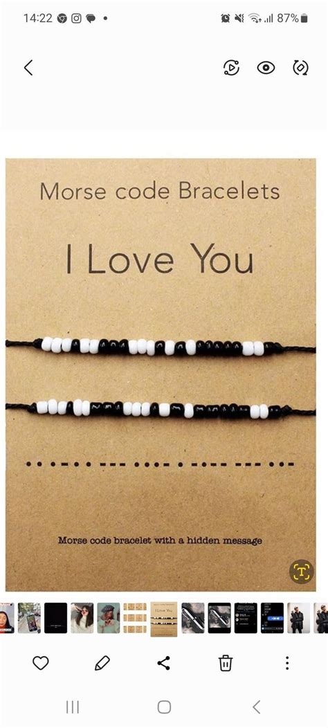Pin By Jessica Allison On Morse Code Bracelet Morse Code Bracelet