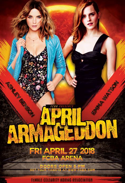 Ashley Benson Versus Emma Watson Female Celebrity Boxing Association