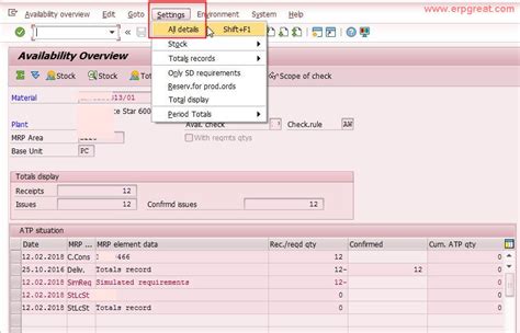 availability check fails to allocate confirmed quantity in schedule