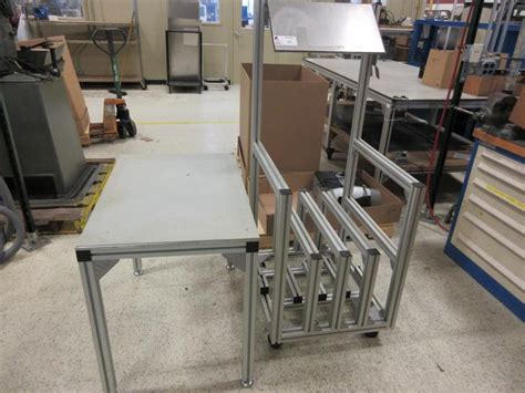 Machines Used 2 Aluminum Frame Work Stations 1 On Wheels