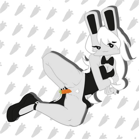 Rule 34 1girls Blush Lines Bunny Costume Bunny Ears Bunny Girl