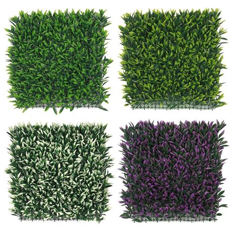 Outdoor Backdrop Faux Plant Plastic Grass Hedge Boxwood Artificial
