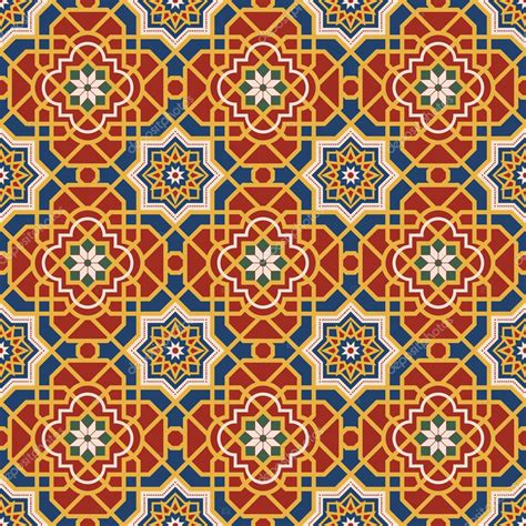 Arabesque Seamless Pattern — Stock Vector © Paulrommer 10851390