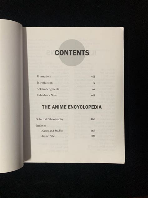 The Anime Encyclopedia : A Guide To Japanese Animation Since 1917 ...