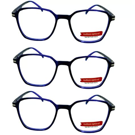 Indian Optical 3 Pack Reading Glasses With Blue Light Blocking Mix 3