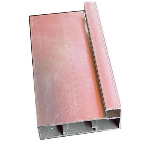 Silver Base Aluminium Side Rail Patti Polished Size 10inch Length