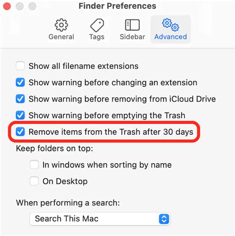 set your mac to automatically empty trash macinstruct