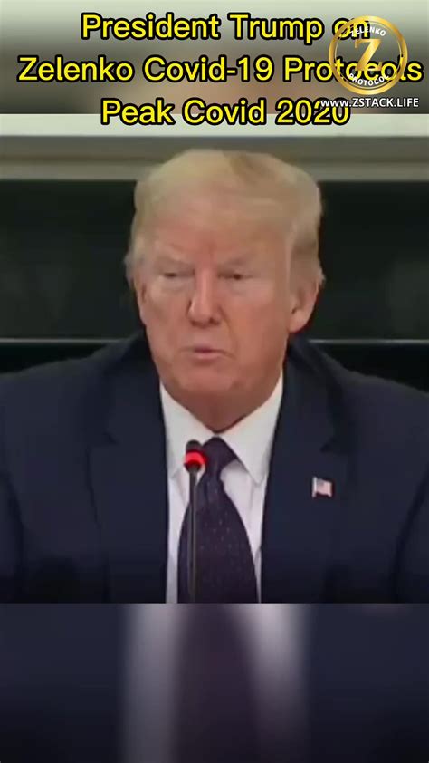 President Trump On Zelenko Covid 19 Protocols Peak Covid 19 2020