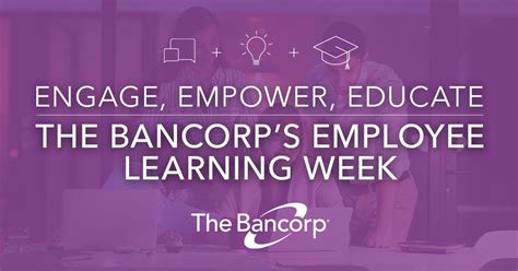 The Bancorp Is Celebrating Our Sixth Annual Employee Learning Week From Insightful Sessions To