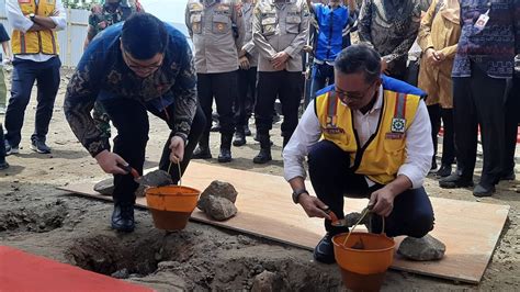 Pembangunan Jembatan Jongbiru Kediri Resmi Dimulai Ditarget Rampung 1 Mei 2024