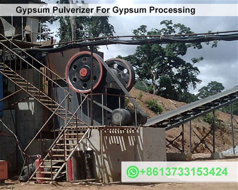 Gypsum Pulverizer For Gypsum Processing