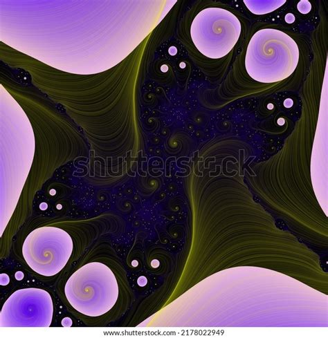 Cell Forms Shapes Space Abstract Background Stock Illustration