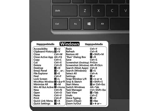 Microsoft Windows And Keyboard Shortcuts Sticker Windows Pc