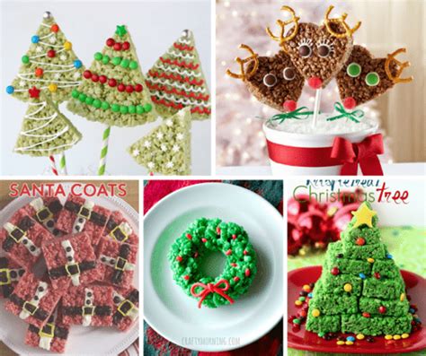 25 Christmas Rice Krispie Treats Cute Fun Holiday Treats