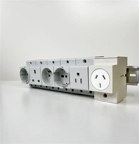Din Rail Socket 16a 250v Din Rail Mounted Socket Manufacturer Anssin