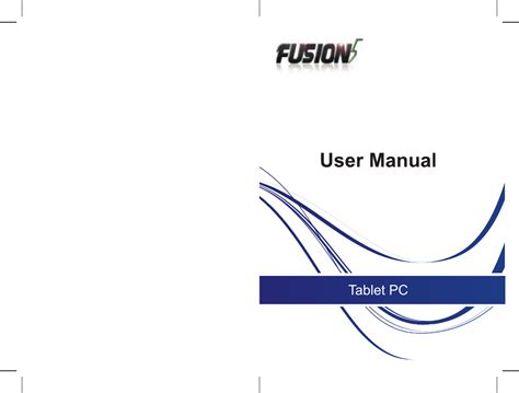F CS FUSION W Tablet PC User Manual Fusion
