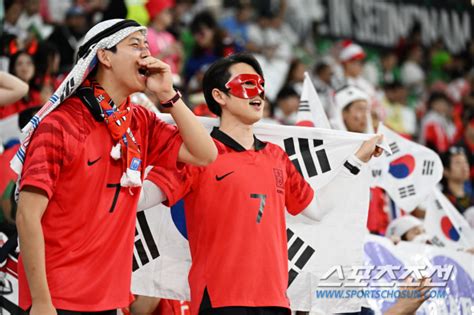 포토 한국 포르투갈 대한민국을 응원하는 축구팬들