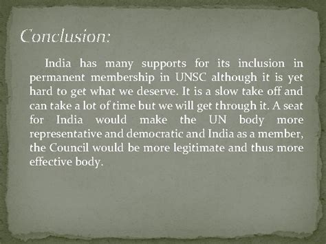Indias Bid For Permanent Membership To Unsc By