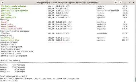How To Upgrade To Fedora 33 Workstation From Fedora 32 Gui And Cli Method