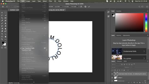 How To Create Circular Text In Photoshop Tips And Tricks