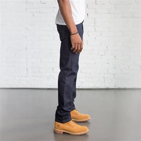 Tailored Fit Dark Wash Dearborn Denim And Apparel Timberland Boots
