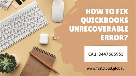 How To Fix Quickbooks Unrecoverable Errorpdf