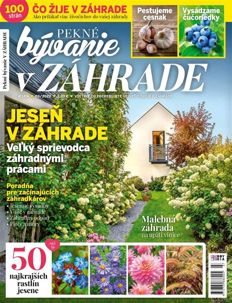 Časopis Pekné bývanie V záhrade