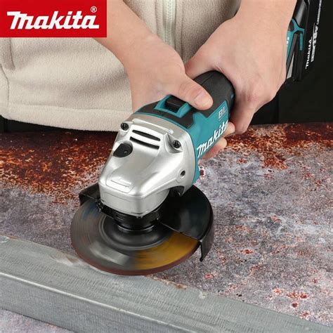 Makita Makita DGA V Mm Brushless Lithium Electric Angle Grinder Rechargeable Polishing