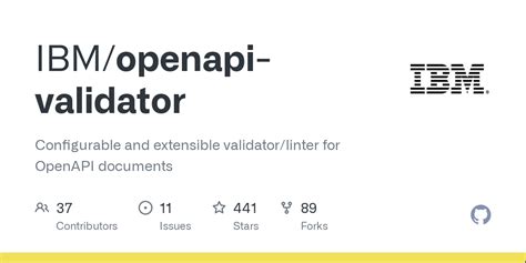 Github Ibmopenapi Validator Configurable And Extensible Validator