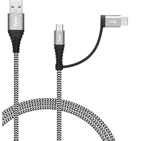 MI In USB Type C Cable Micro USB To Type C Cm For Smartphone Headphone Laptop White