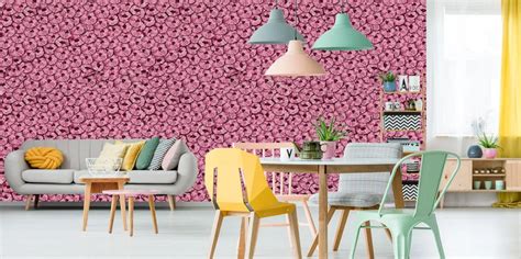Pink Mist Bloom Elegant Wall Texture Designs Aapka Painter