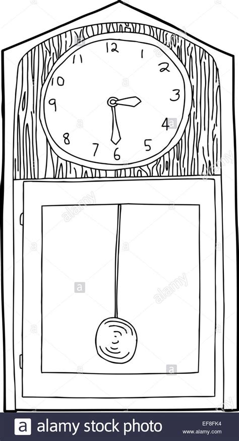 Grandfather Clock Pendulum Drawing