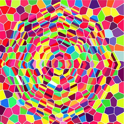 Stained Glass Window Abstract Background Stock Illustration