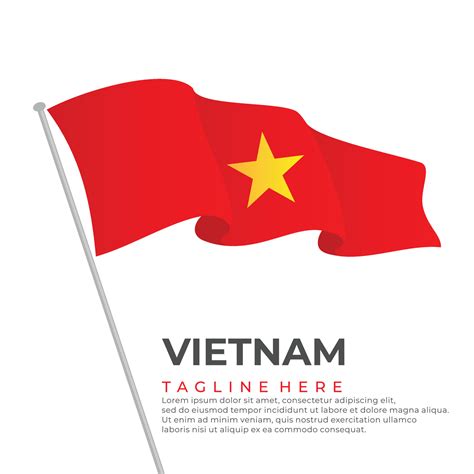 Template Vector Vietnam Flag Modern Design Vector Art At Vecteezy
