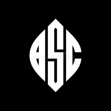 Bsc Circle Letter Logo Design With Circle And Ellipse Shape Bsc