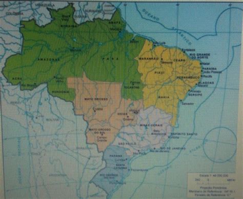Mapa Do Brasil Com Escala