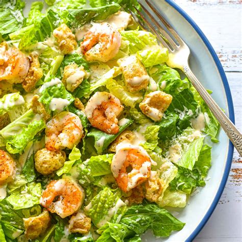 Find A Recipe For Low Fodmap Shrimp Caesar Salad With Pork Rind