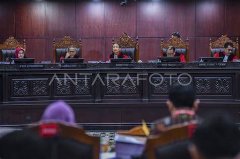 Sidang Lanjutan Sengketa Hasil Pilpres 2024 ANTARA Foto