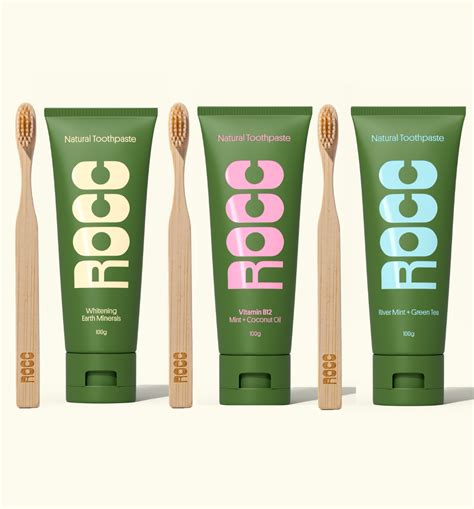 Natural And Sustainable Toothpastes Rocc Naturals Australia