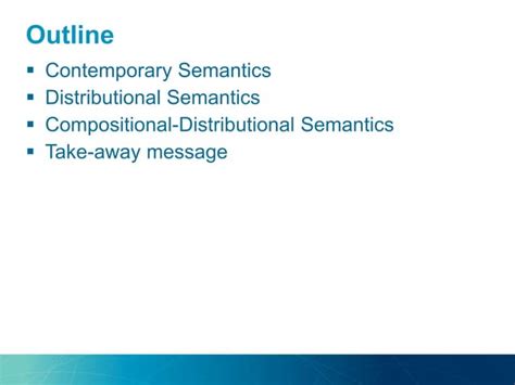 Introduction To Distributional Semantics Pptx